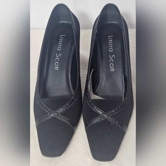 Laura Scott | Shoes | Laura Scott Black Womens Shoes | Poshmark